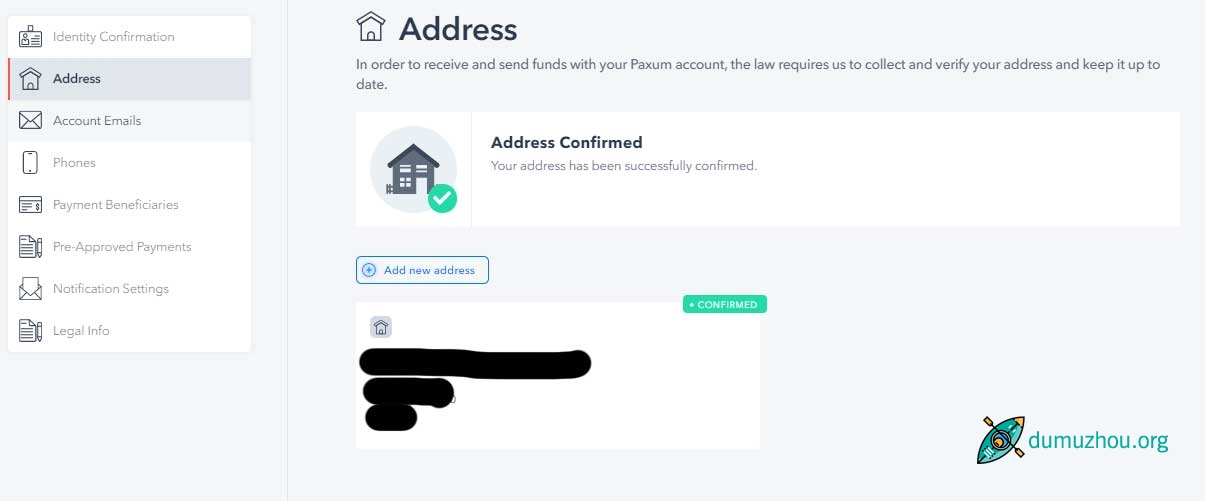 跨境收款工具Paxum使用体验 - 独木舟